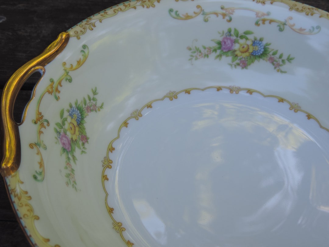 Vintage Antique Noritake Serving Bowl Mimi Round Vegetable Bowl W ...