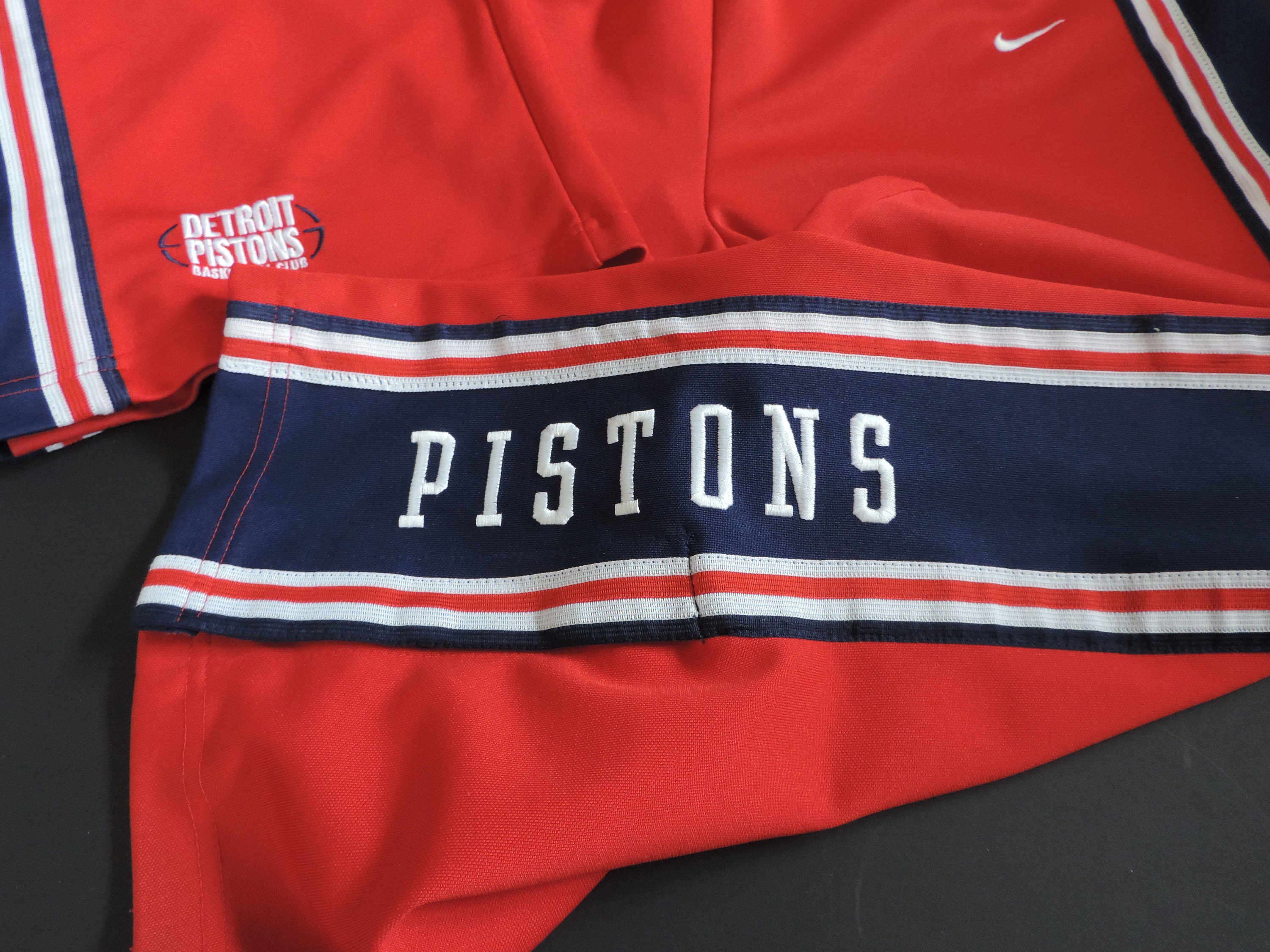 Vintage Detroit Piston Nike Basketball 1975 Team Throwback Poppers ...