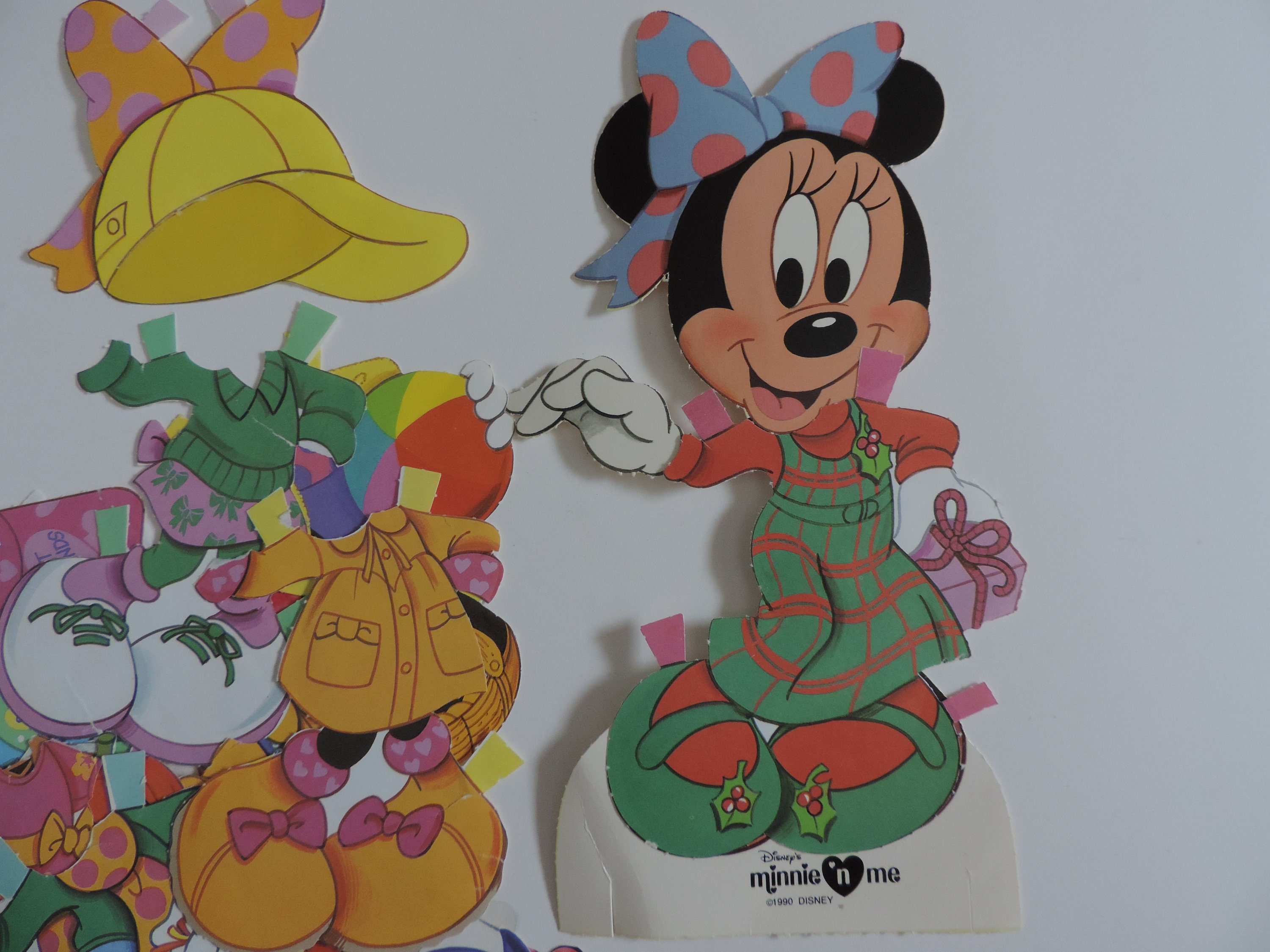 1990 Minnie Mouse Paper Dolls Disney's Minnie-n-me Collection Cut Out ...