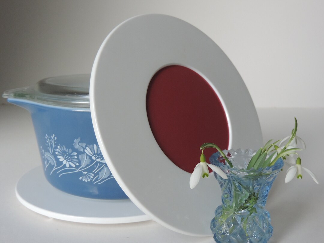 Vintage Tupperware Trivet for Hot Dishes Protect Your Table Tops Pink ...