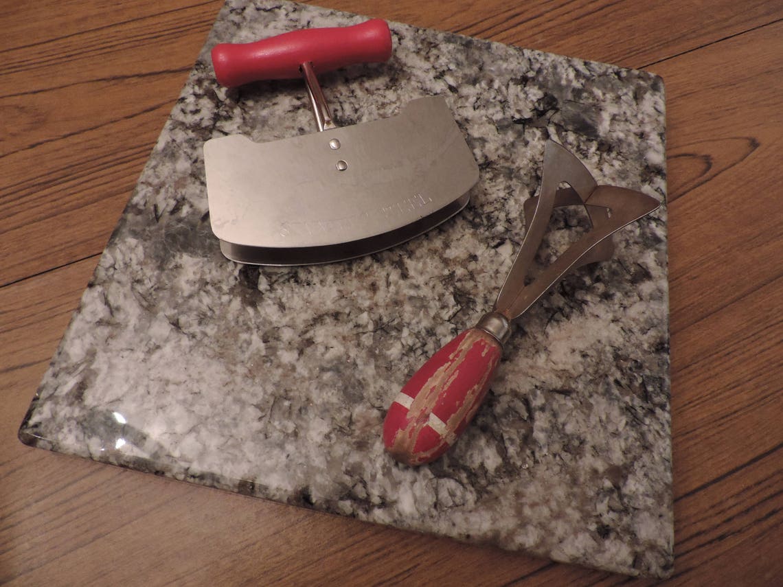Vintage Granite Pastry Block Kitchen Cutting Slate Cheese - Etsy