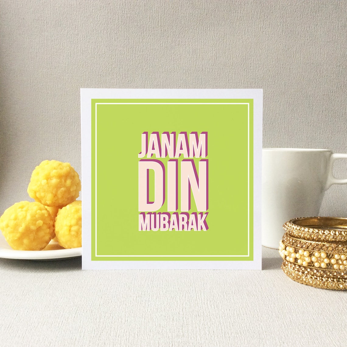 Janam Din Mubarak, Indian Birthday Card, Happy Birthday, Birthday ...