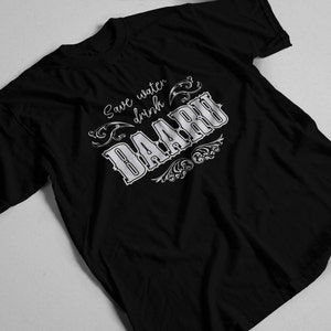 Save Water Drink Daaru Black T-shirt - Desi Style, Indian T-shirt ...