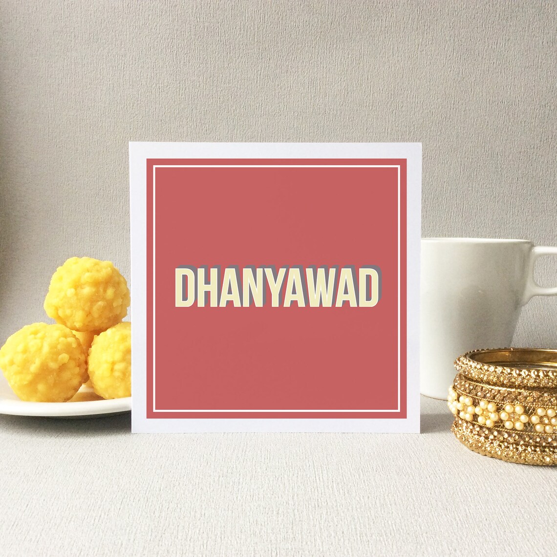 Thank You Card Dhanyawad Gratitude Teacher Nurse Doctor - Etsy