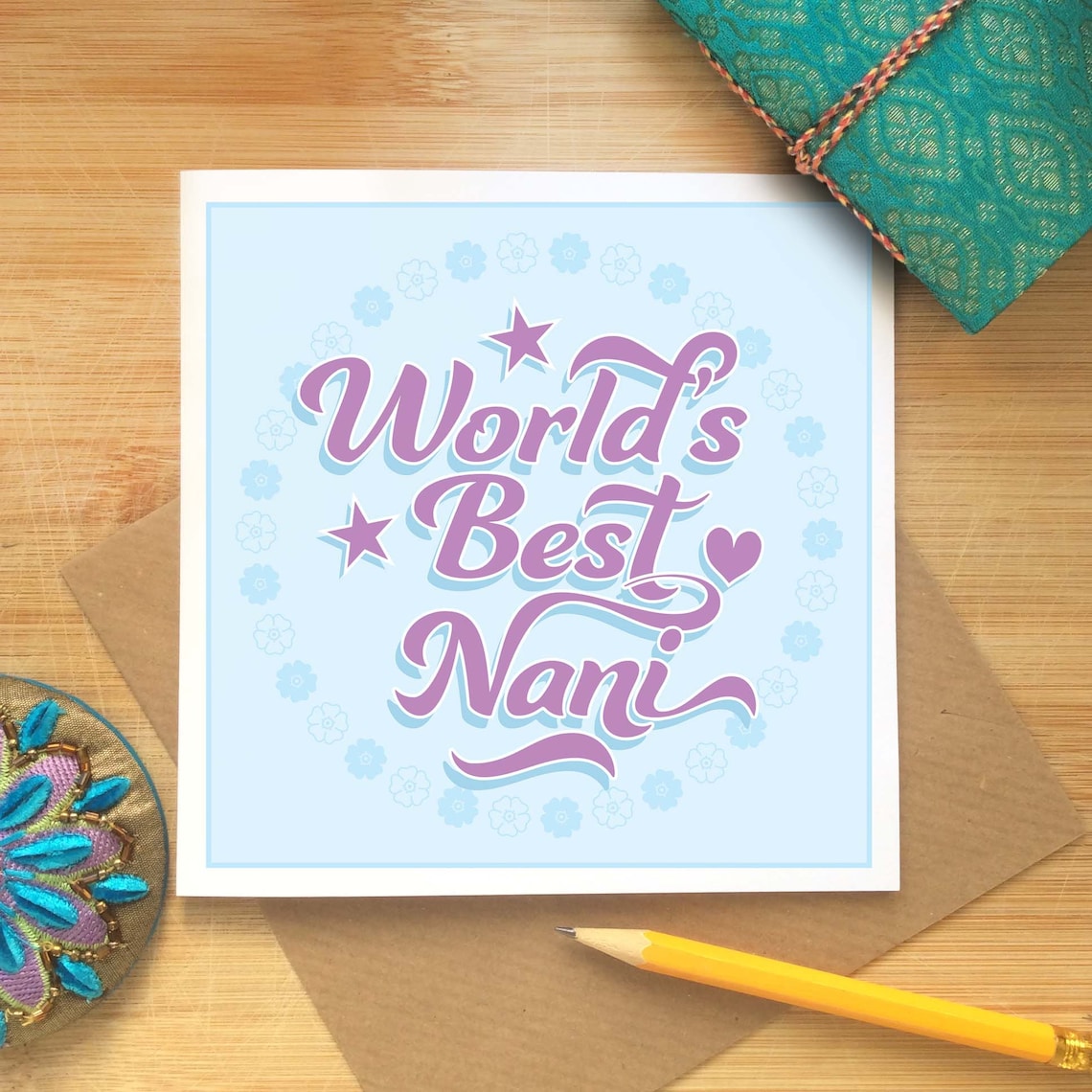 World's Best Bibi / Dadi / Nani - Card for Grandma, South Asian Grandma ...