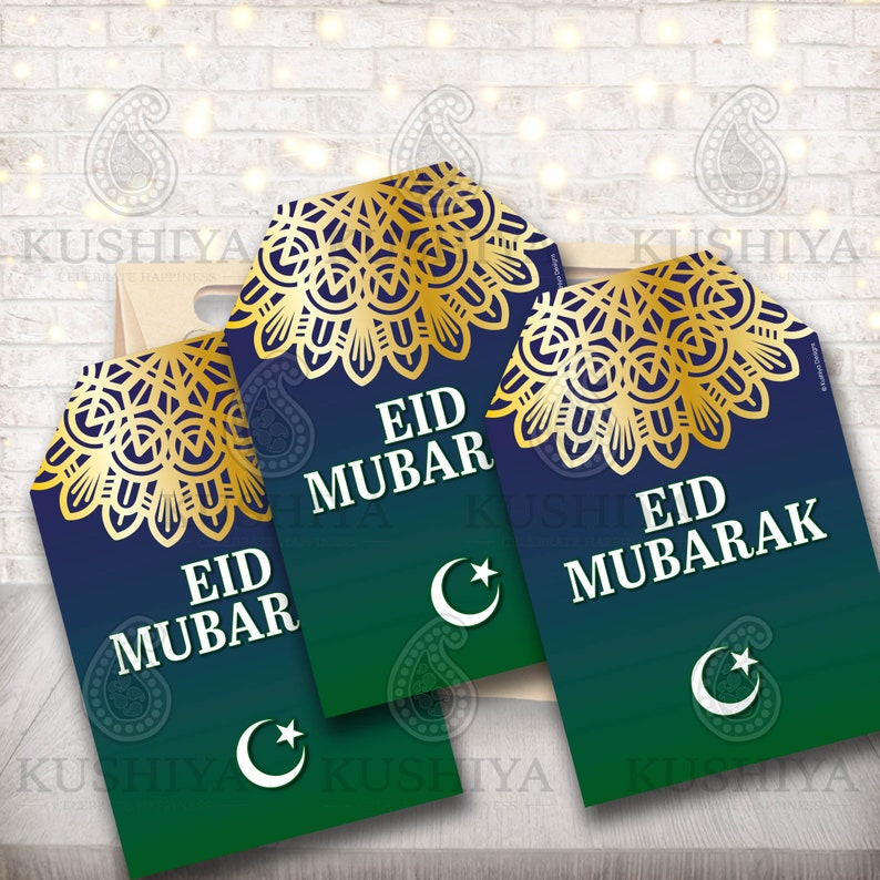 Eid Mubarak Favour Tags Gift Tags Printable Labels Eid | Etsy