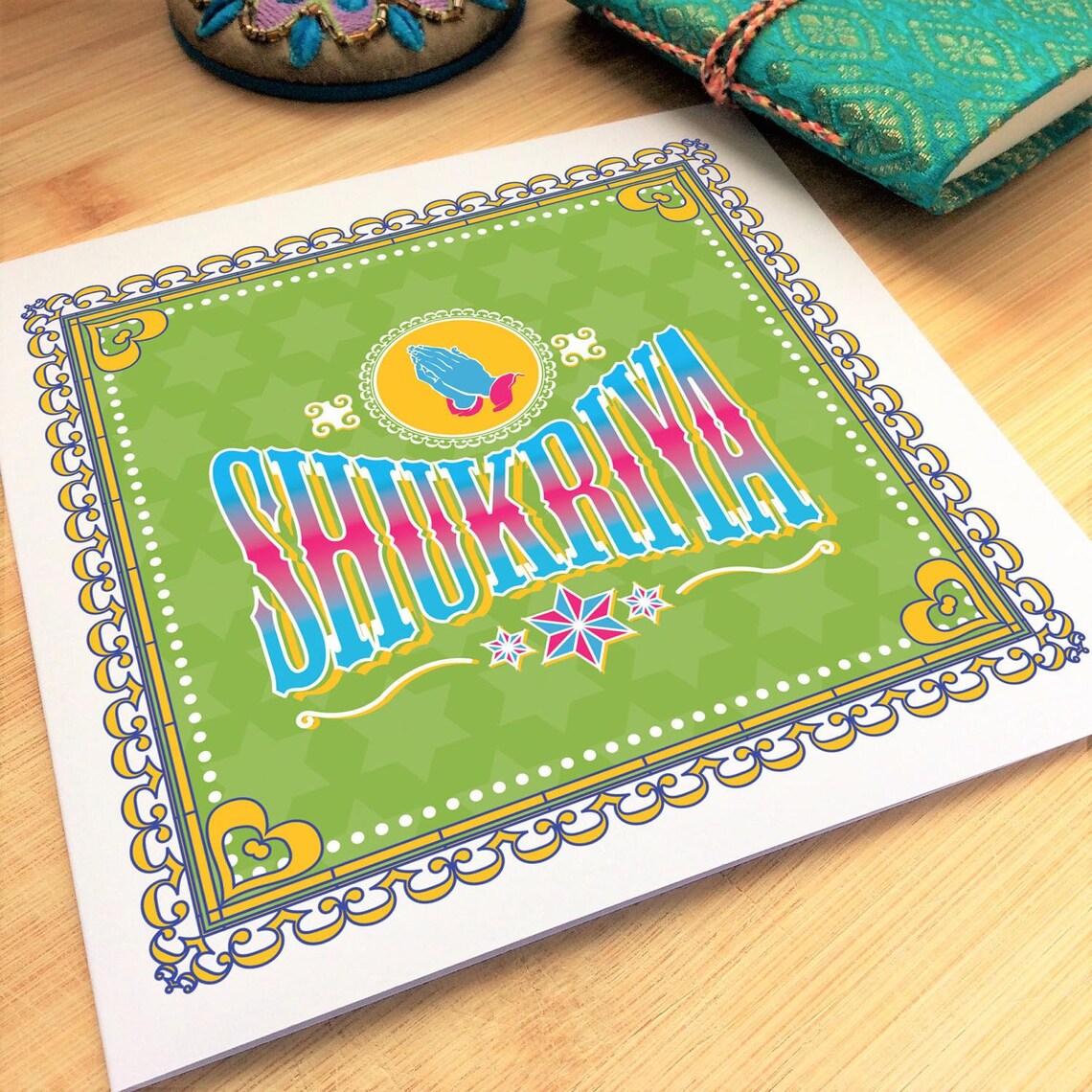 Shukriya Thank You Card Teacher Nurse Doctor Friend Fun - Etsy UK