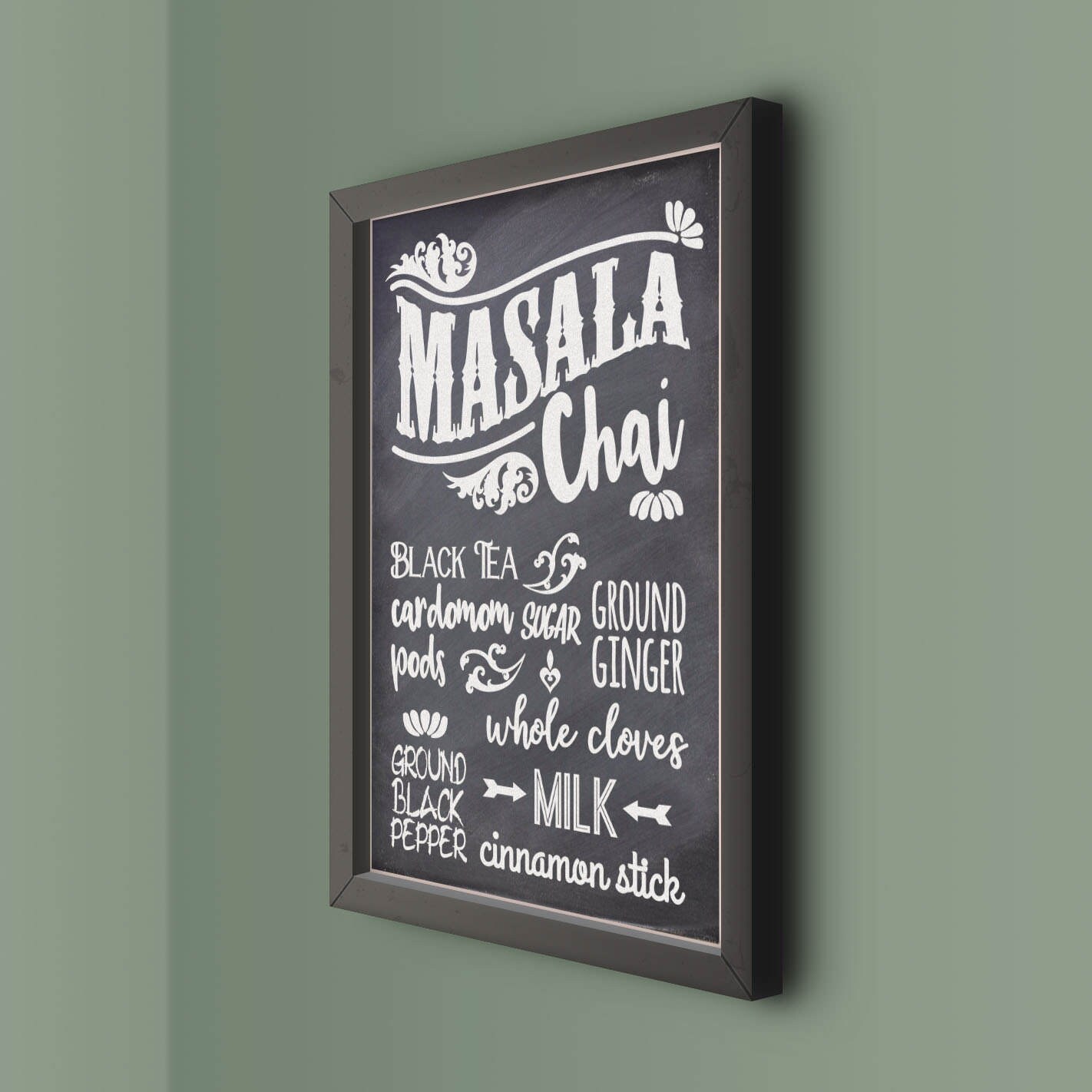 Masala Chai Kitchen Print Unique Gift Indian Tea Lover | Etsy