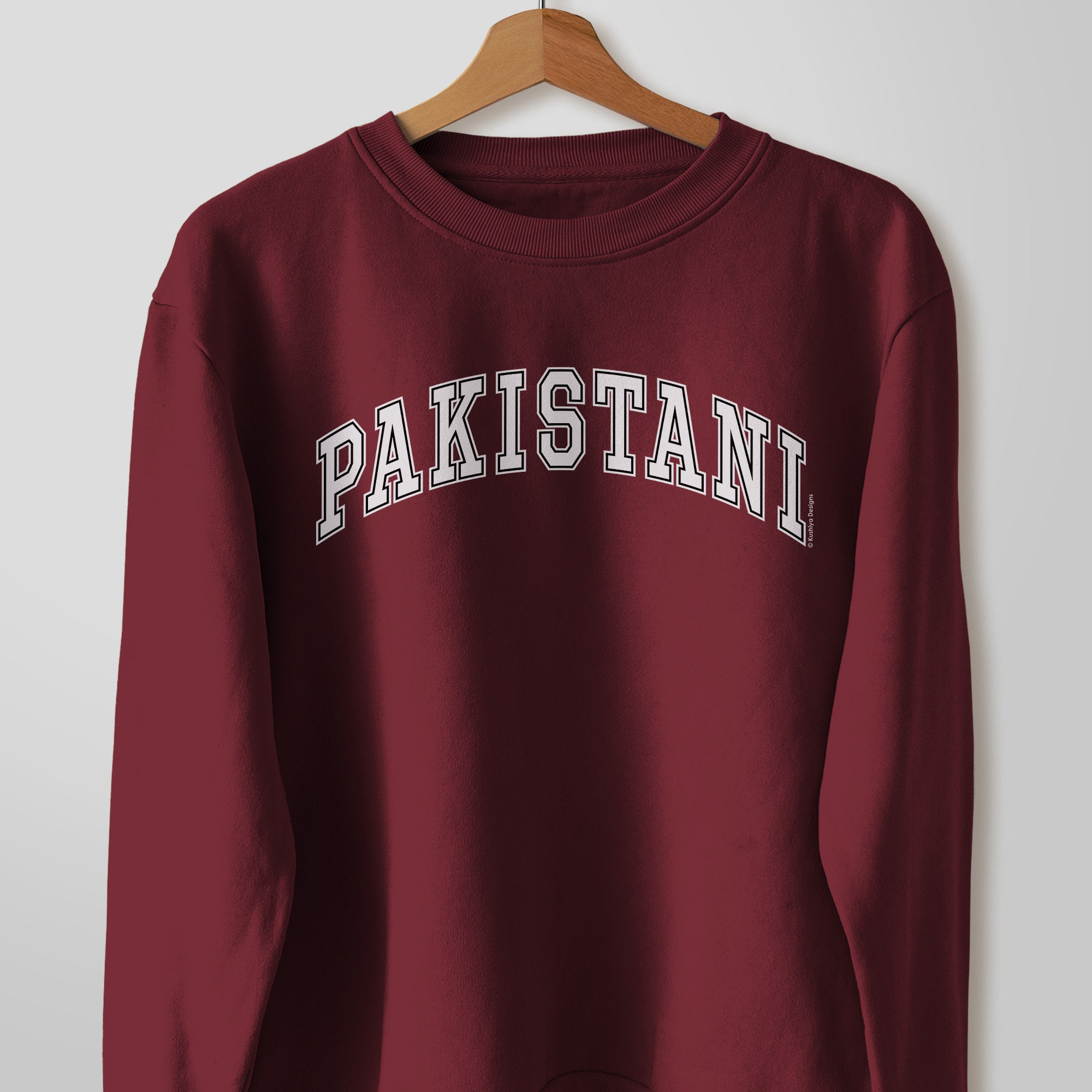 Pakistani Slogan College Style Sweatshirt - South Asian Sweater ...