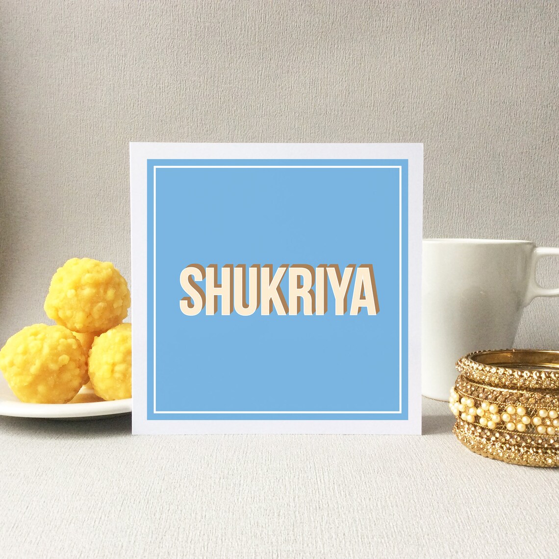 Shukriya Indian Thank You Card Gratitude Teacher Nurse | Etsy