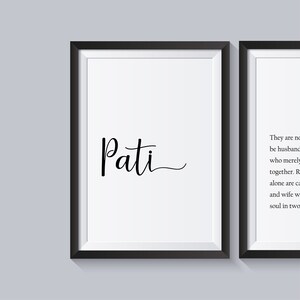 Set of 3 Pati Patni Wall Prints - Indian Married Couple, Husband and ...