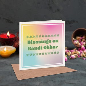 Blessings on Bandi Chhor Card, Happy Bandi Chhor, Bandi Chhor Divas ...