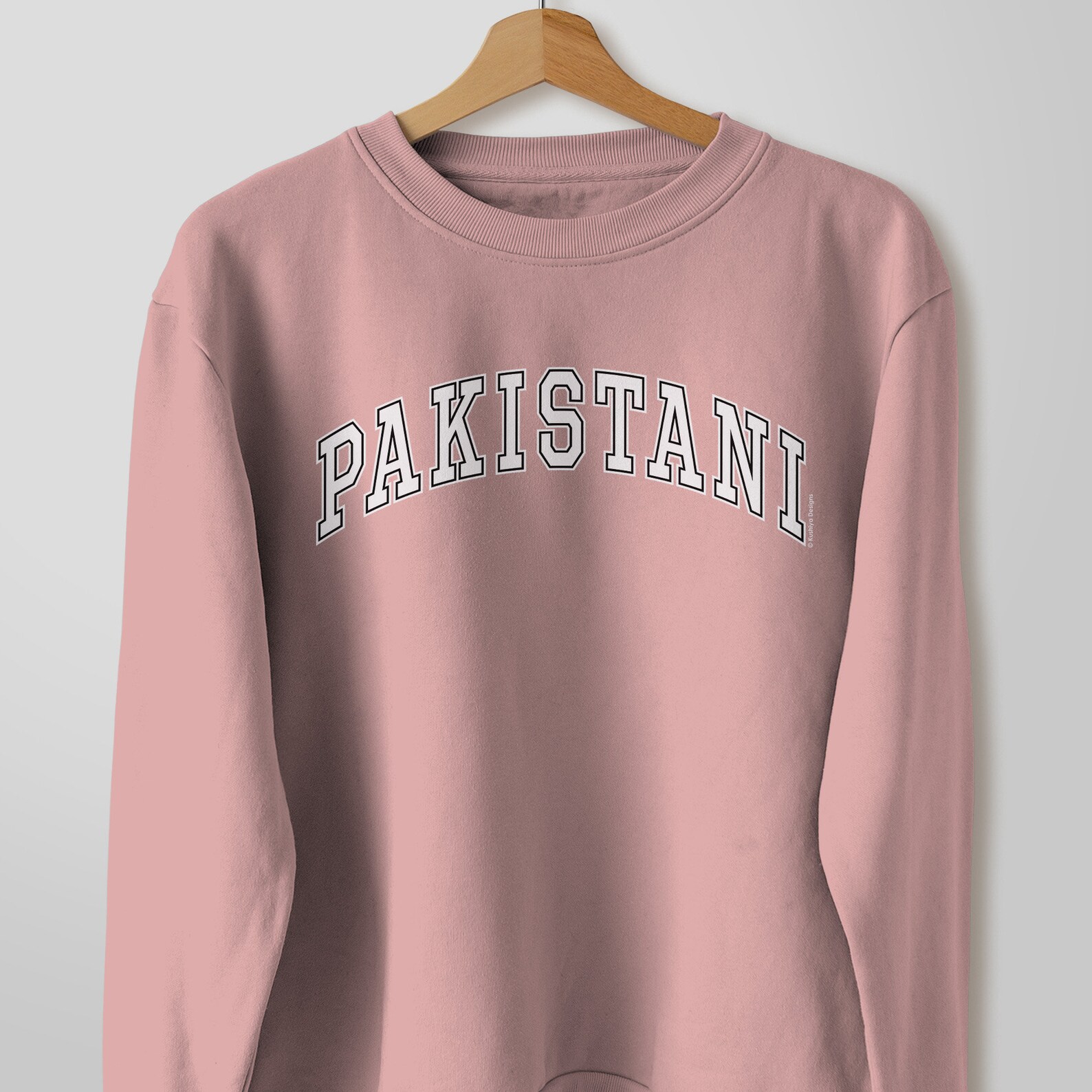 Pakistani Slogan College Style Sweatshirt - South Asian Sweater ...