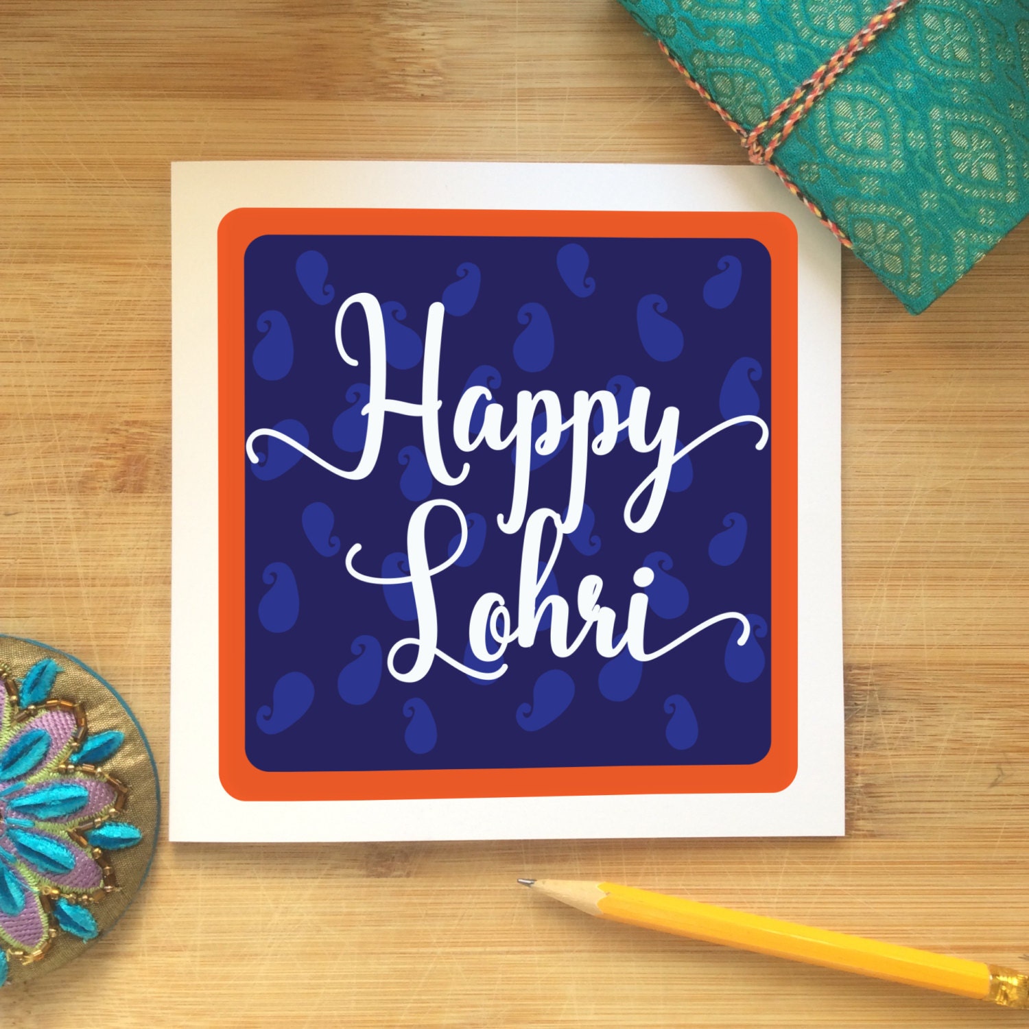 Happy Lohri Card Lohri Festival Celebrations Punjabi Lohri | Etsy UK