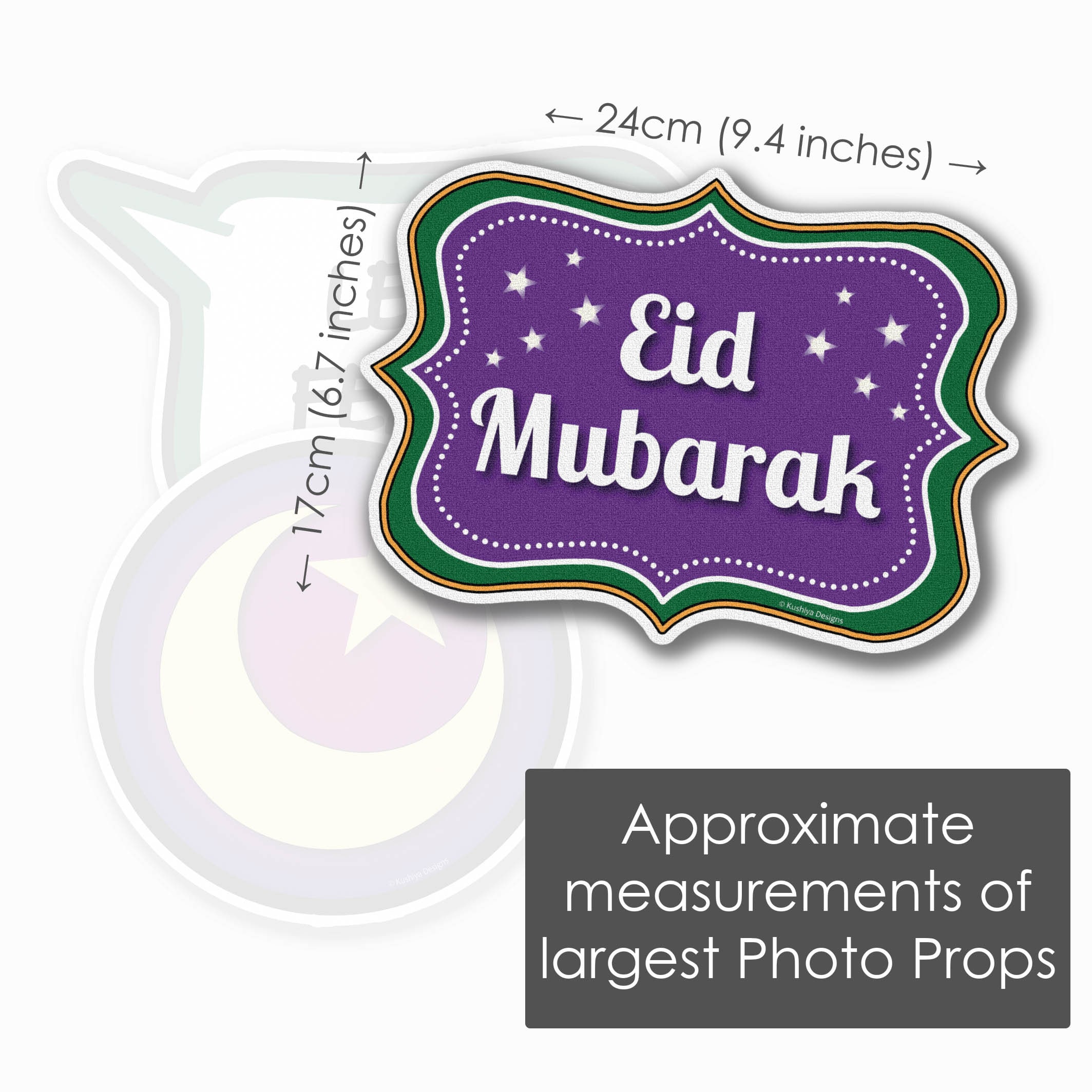 Printed and Cut Eid / Ramadan Party Photo Booth Props Set of | Etsy