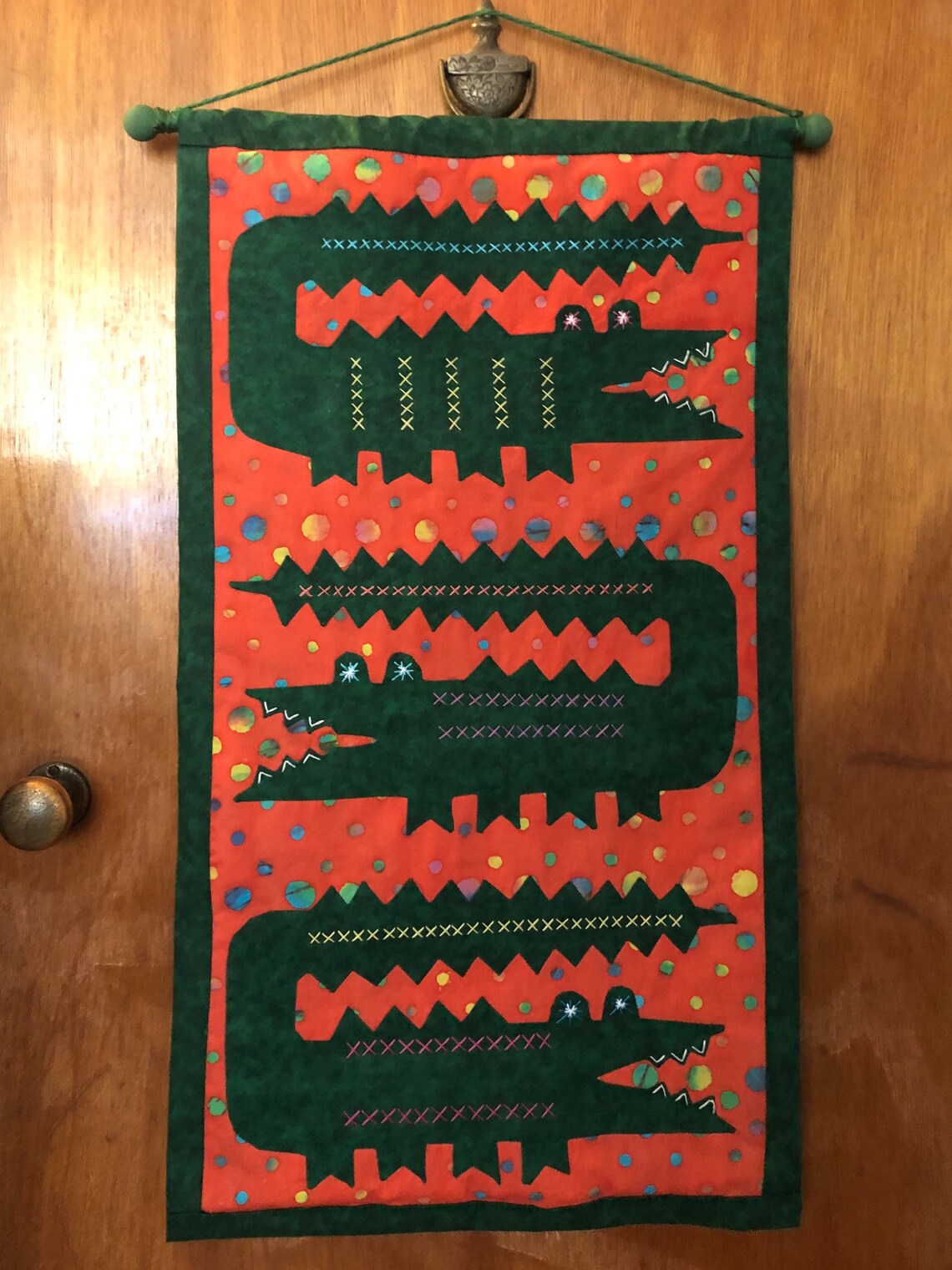Alligator Wallhanging - Etsy