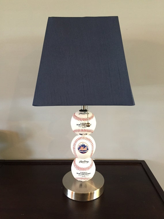 New York Mets Fan MLB Baseball Lamp | Etsy