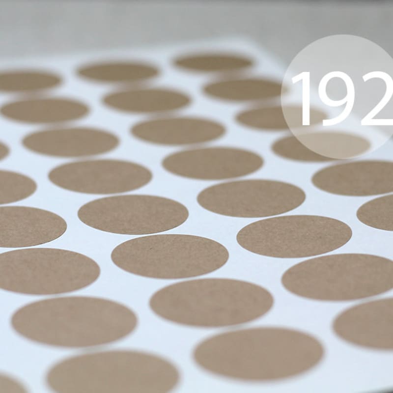 Kraft Stickers - Etsy