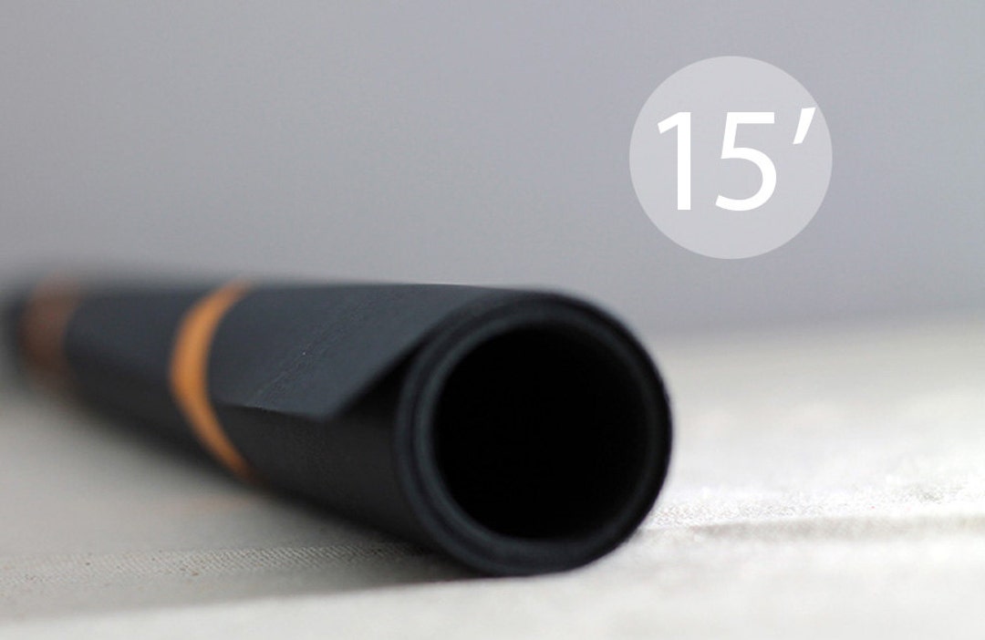 Chalkboard Paper Roll 15 Ft Deep Black 15' Matte Black Chalkboard ...
