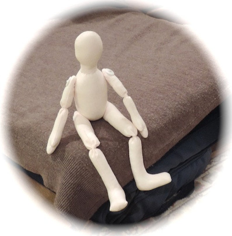 Scaleable Pattern for a Basic Jointed Cloth Doll, Rag Doll, Dolls House ...