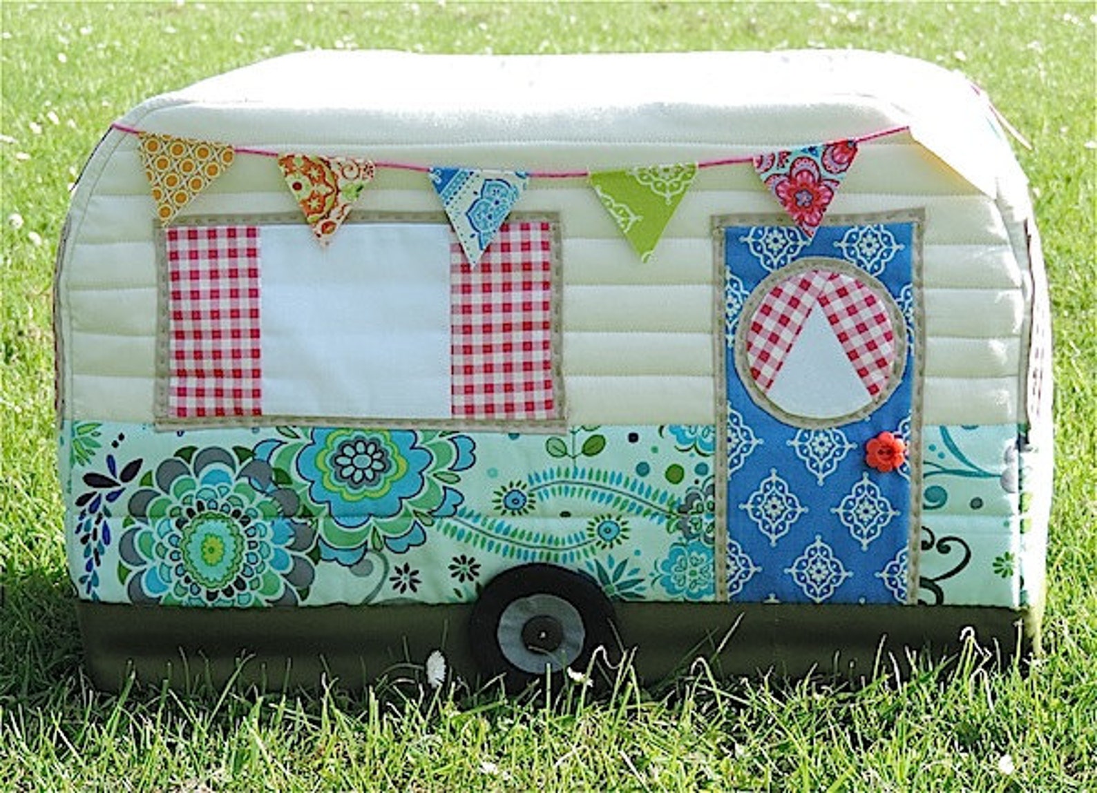 Vintage Caravan Sewing Machine Cover Pattern | Etsy