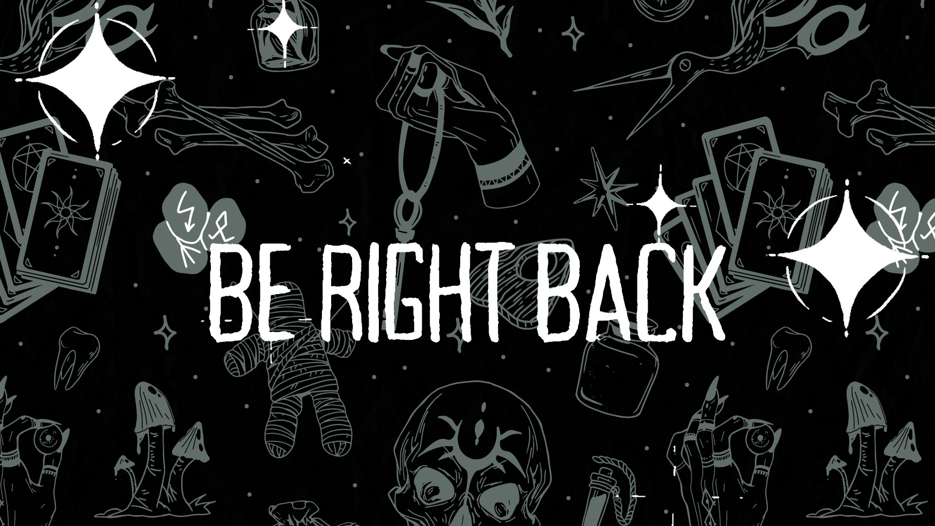 ANIMATED Witchy Twitch Offline BRB Starting Soon Screens & Panels ...