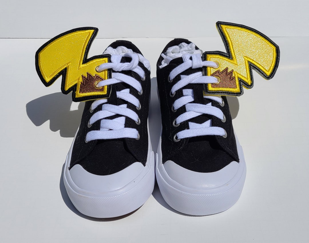 Pikachu Tail Shoe Wings, Pikachu Shoe Wings - Etsy