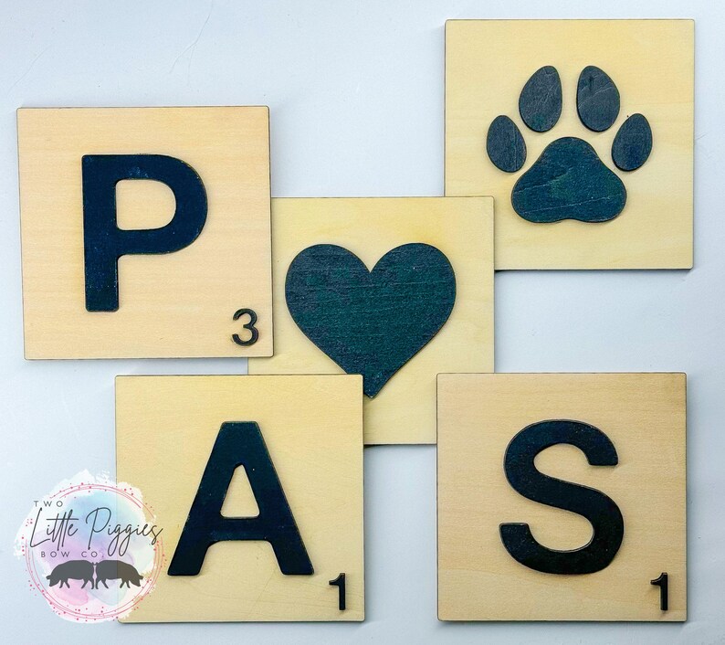 3D Scrabble Tiles - Etsy