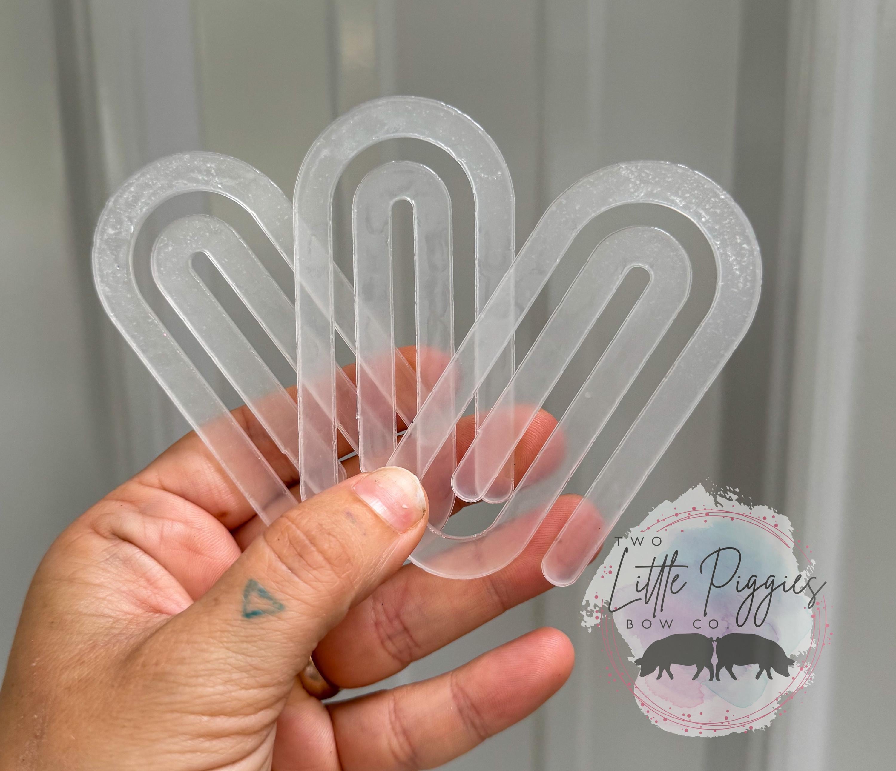 Acrylic Blank - Jumbo Paper Clip (3pc) - Etsy