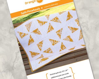 Modern Quilt Pattern split Pinwheels Baby | Etsy