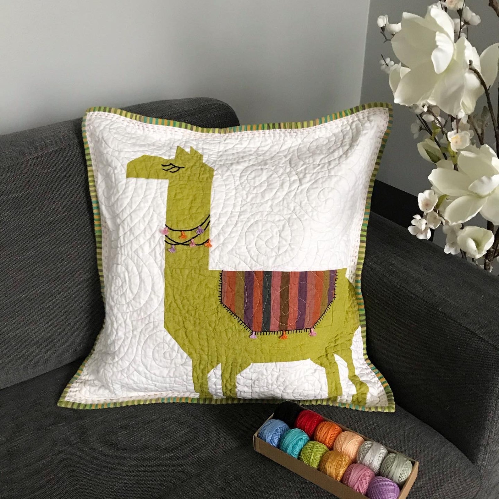 Llamarama - Quilt and Cushion Cover Pattern, Whimsical, Three ...