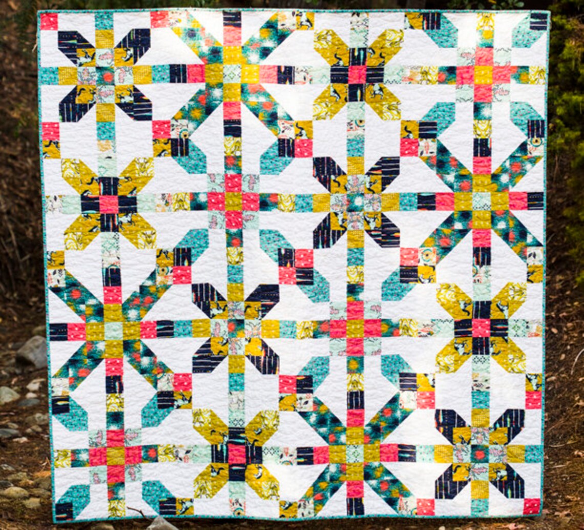 Modern Quilt Pattern - "city Girl" - a Modern Take on the Farmer's ...
