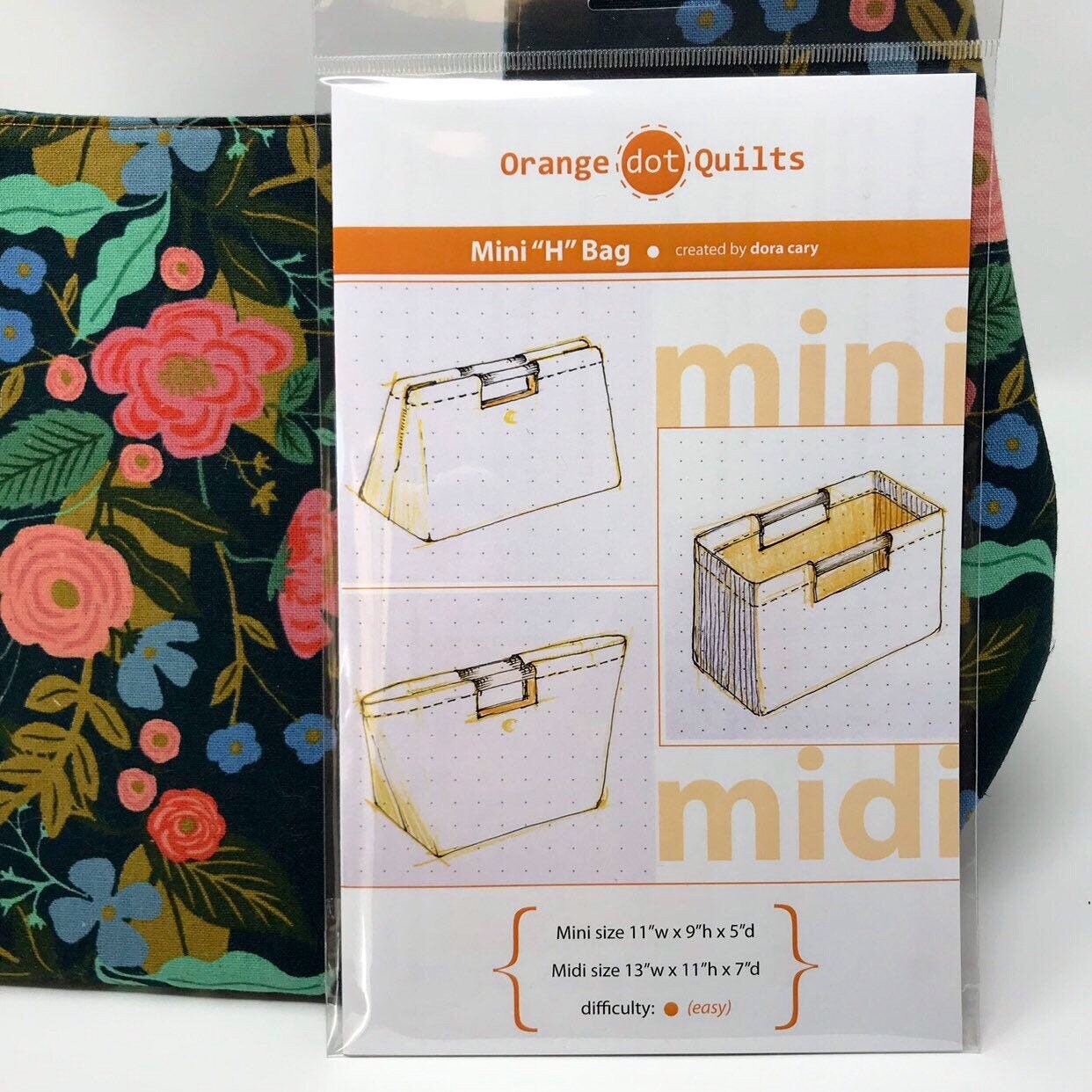 Mini "h" Bag Pattern - Fun and Easy, Stands on Its Own, Perfect to ...