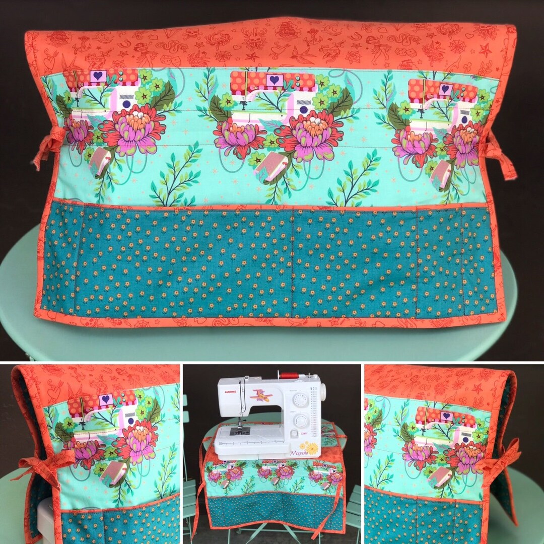 Easy and Fun sewing Machine Cover With Pockets and Ties Instant ...