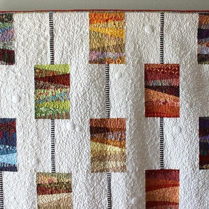 Modern Quilt Pattern, Scrappy Quilt - "beads on a String" - Create a ...