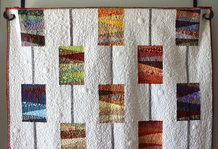 Modern Quilt Pattern Scrappy Quilt beads on a - Etsy UK