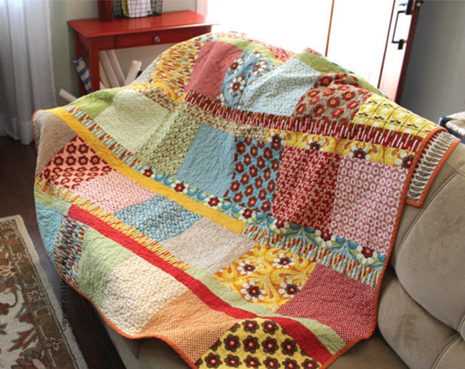 Modern Quilt Pattern boho Chic Easy & Fun | Etsy