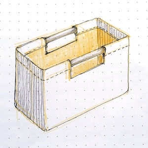 Mini "h" Bag Pattern - Fun and Easy, Stands on Its Own, Perfect to ...