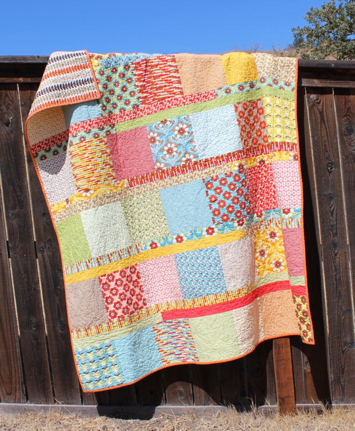 Modern Quilt Pattern boho Chic Easy & Fun - Etsy