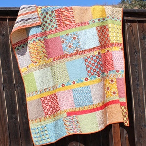 Modern Quilt Pattern - "boho Chic" - Easy & Fun Quilt Using Precuts ...