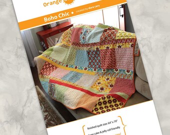 Modern Quilt Pattern boho Chic Easy & Fun | Etsy