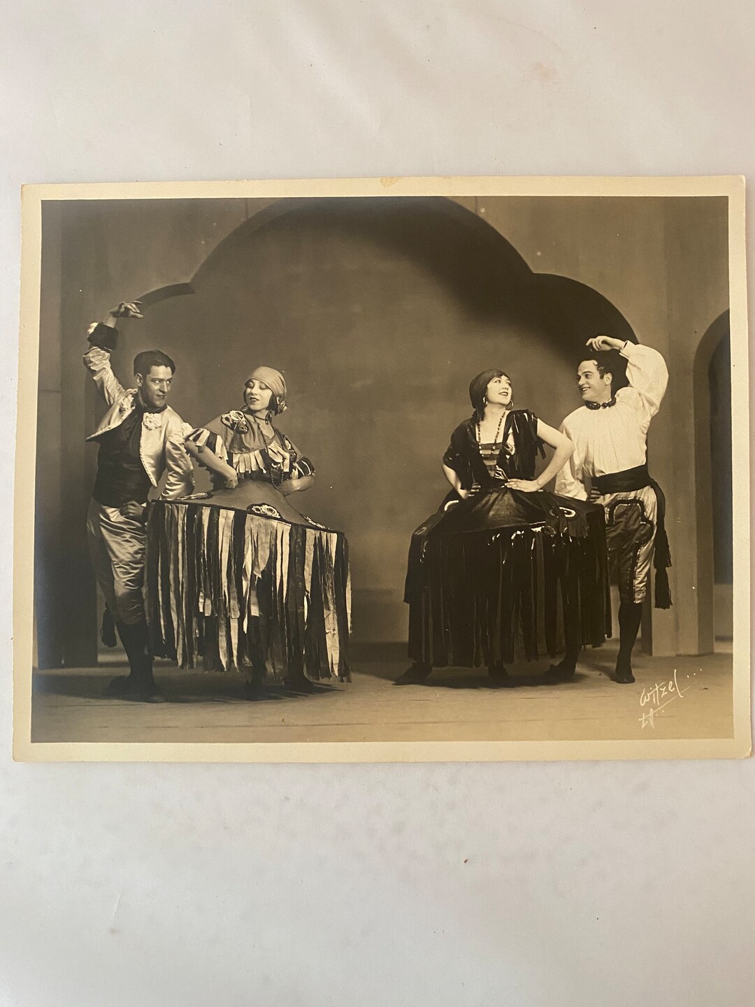 Gypsy Dancers 1920's Photo by Albert Witzel Photography, Signed by ...