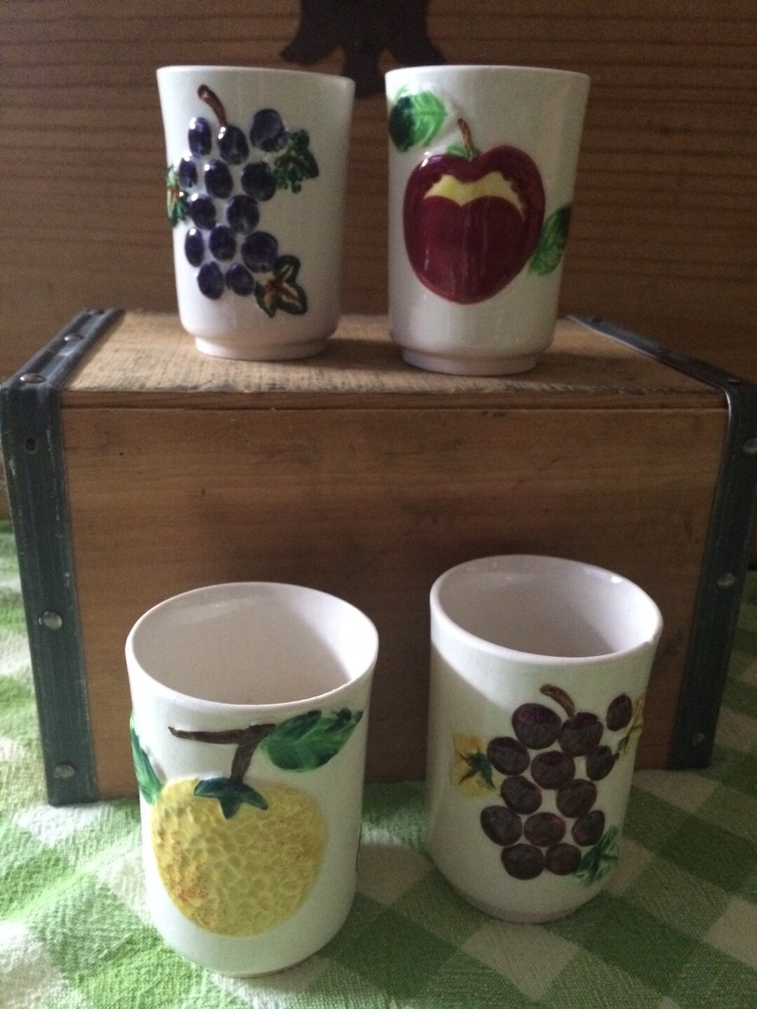 Vintage Del Coronado Nasco Pottery Juice Cups - Etsy