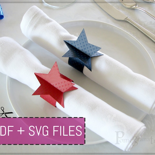 Paper Napkin Rings - Etsy