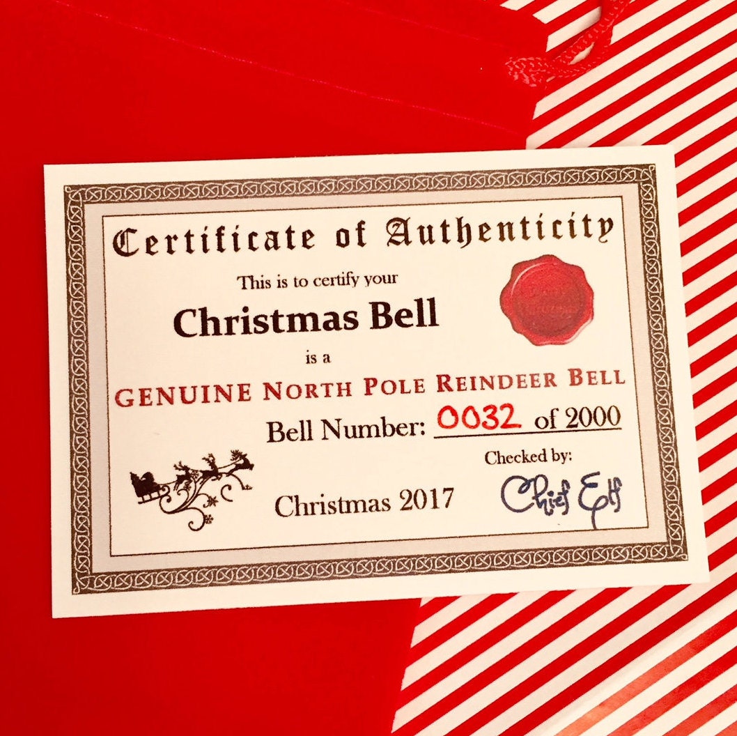 POLAR EXPRESS BELL first Gift of Christmas Inc. - Etsy UK