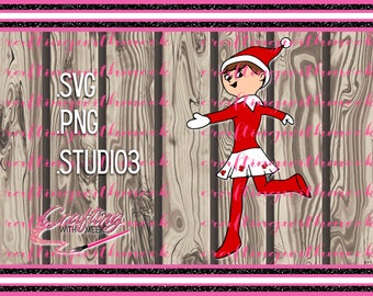 Elf on the shelf svg | Etsy