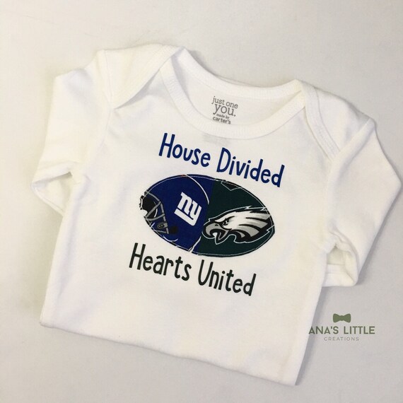 House Divided Hearts United Bodysuit House Divided Babyhouse | Etsy