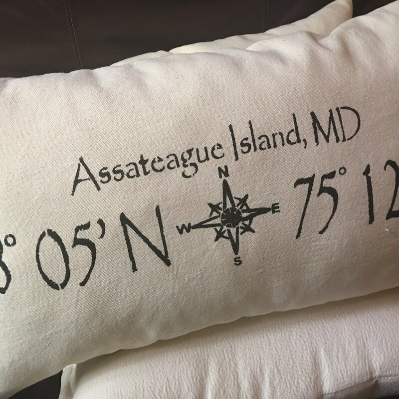 Longitude Pillow - Etsy