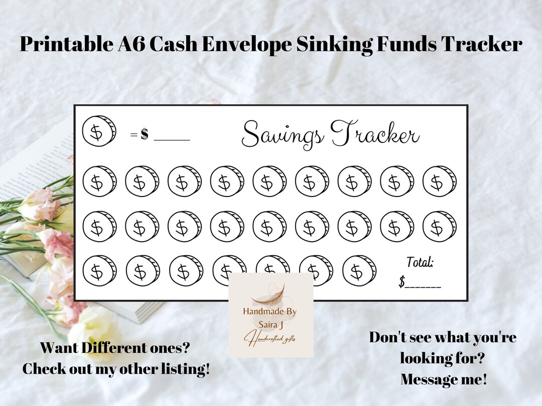 Printable A6 US Coin Savings Tracker Sheet - Etsy