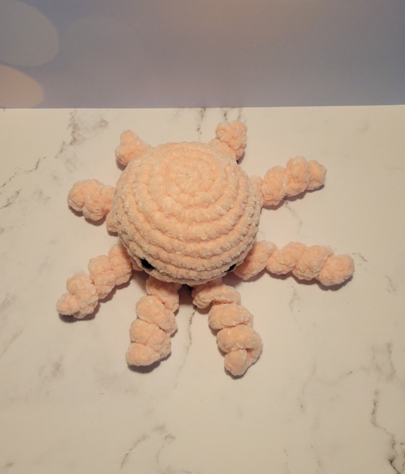No Sew Crochet Octopus Plushie Pattern Easy Beginner Plush - Etsy